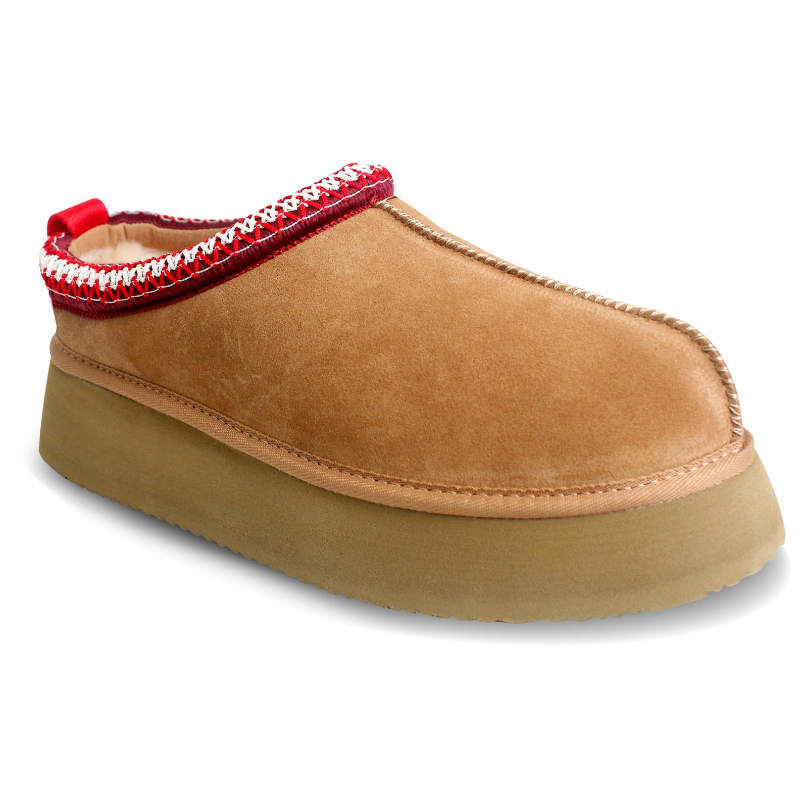 SOFTYOHO Women's Slippers Platform Mini Boot Slippers for Women Fur ...