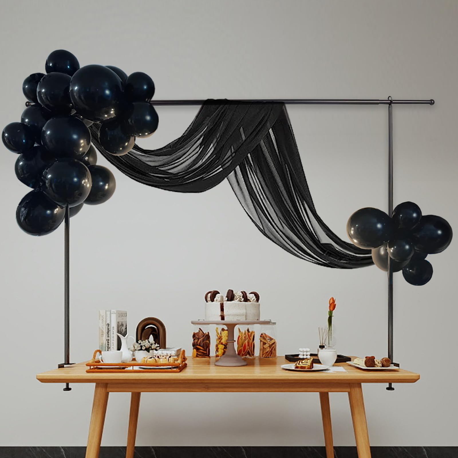 ZJDHPTY Over the Table Rod Stand with Clamps, Graduation Decorations ...