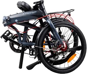 Amazon.com : CAMP Adult Folding Bike for Men Women 20 inch Aluminum 16 ...