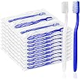 Amazon.com : Gisdo 50 pcs Prepasted Disposable Toothbrushes Bulk ...