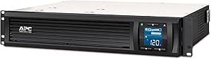 Amazon.com: APC 1500VA Smart UPS with SmartConnect, SMC1500-2UC Rack Mount UPS Battery Backup ...