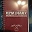 Gym Diary - pocket log book with tough, clear plastic covers... (Red ...
