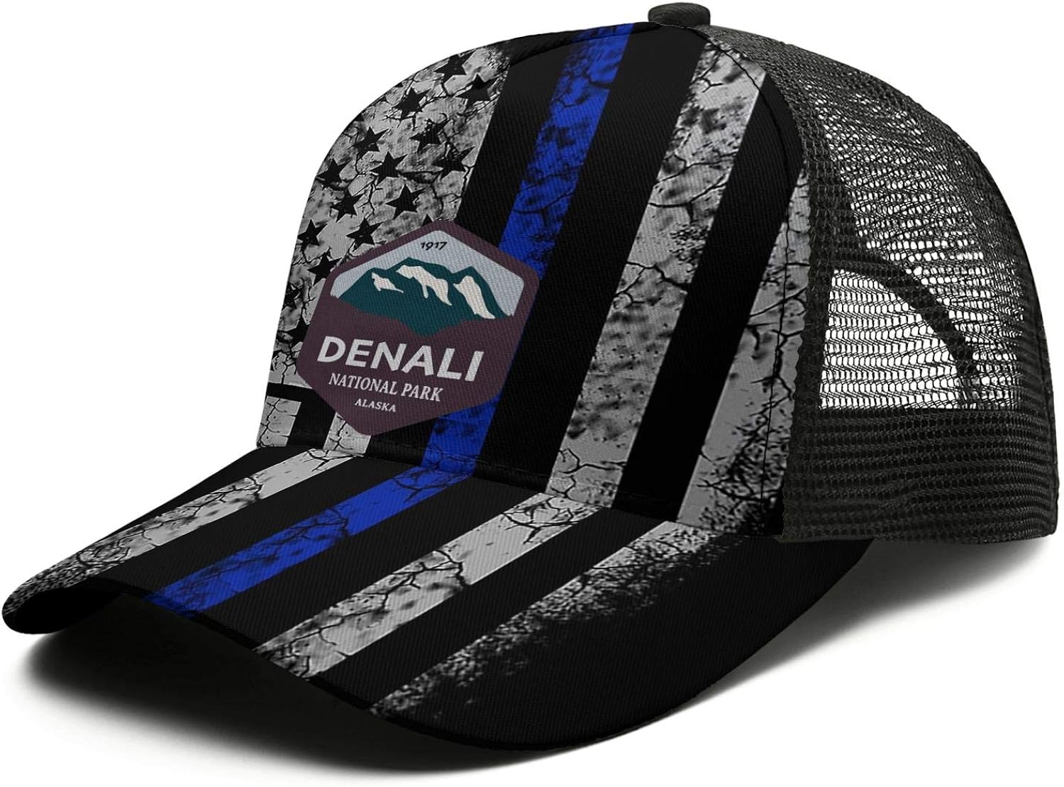 Denali National Park Hat for Men Women Baseball Cap Mesh Strapback Caps ...