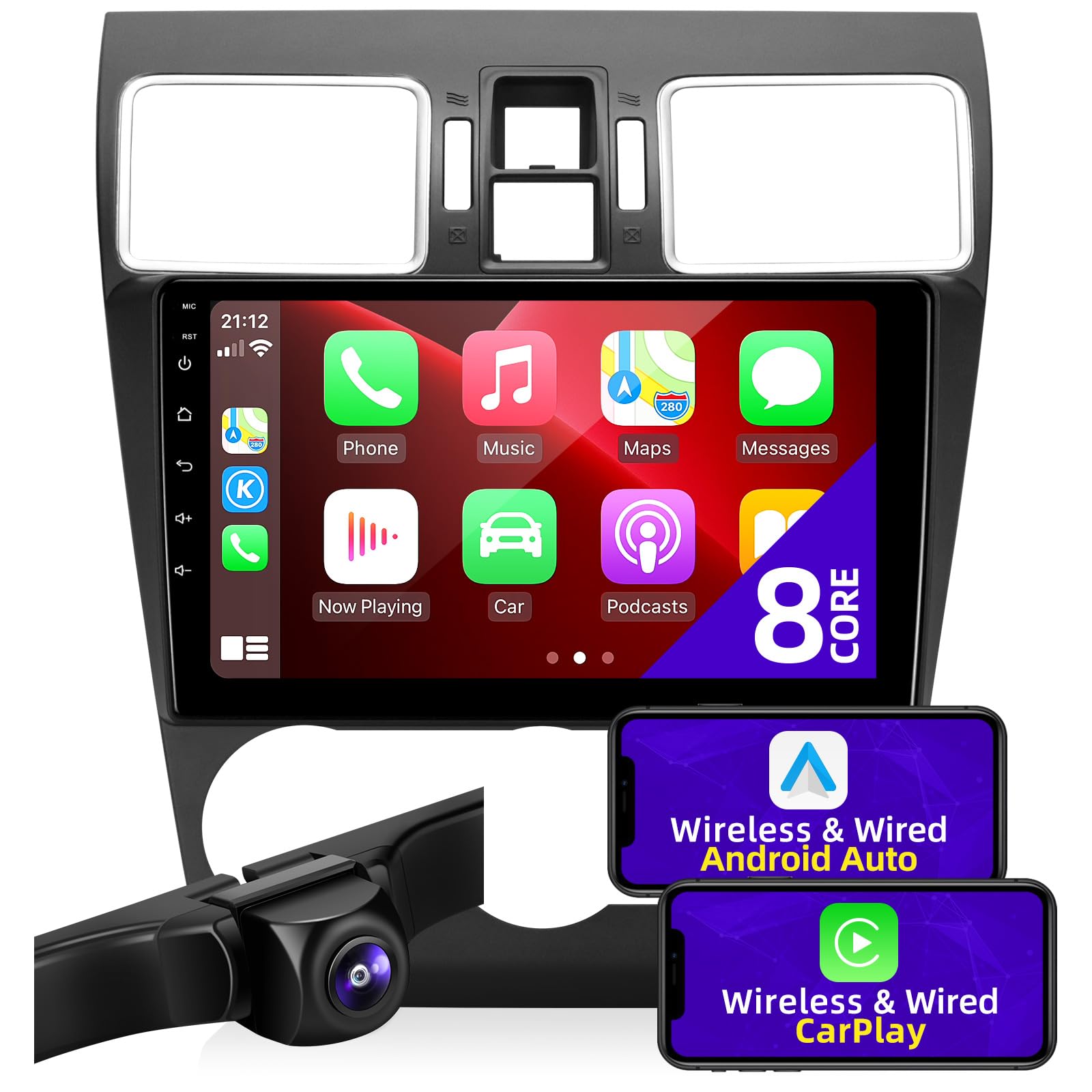 Mua Android Car Radio Upgrade Compatible with Wireless Carplay Android ...