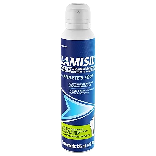 LamisilAT Prescription Strength Athletes Foot Antifungal Spray, Burning ...