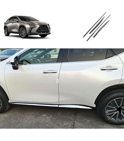 Car Door Side Molding Stainless Steel Body Side Trims For Lexus NX 2022 ...