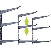 Heavy Duty 4-Tier Lumber Storage Rack by Delta Cycle, Holds Up To 640 ...