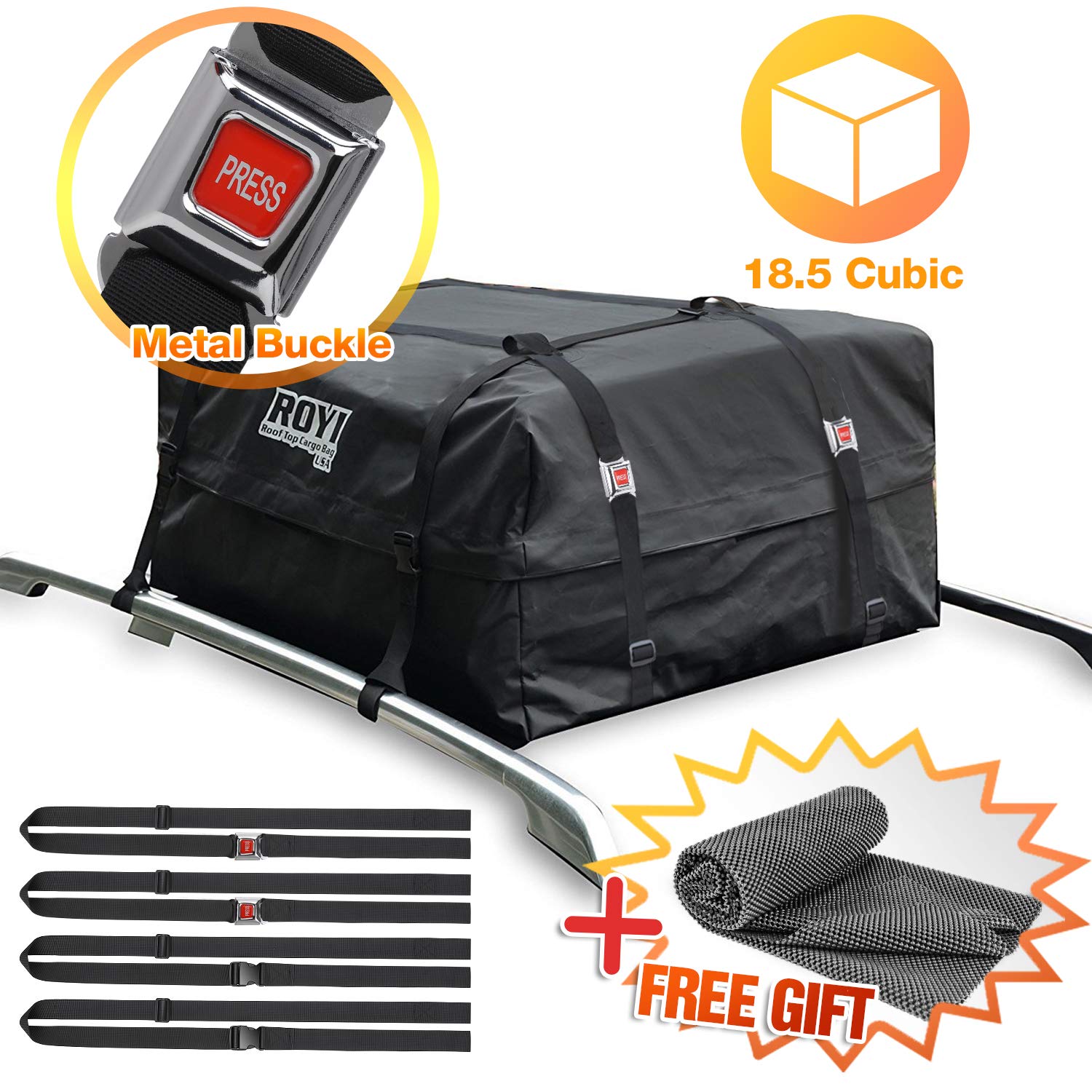 Wilbest Cajas de Techo para Autos, Bolso Techo del Coche, Bolsa de ...