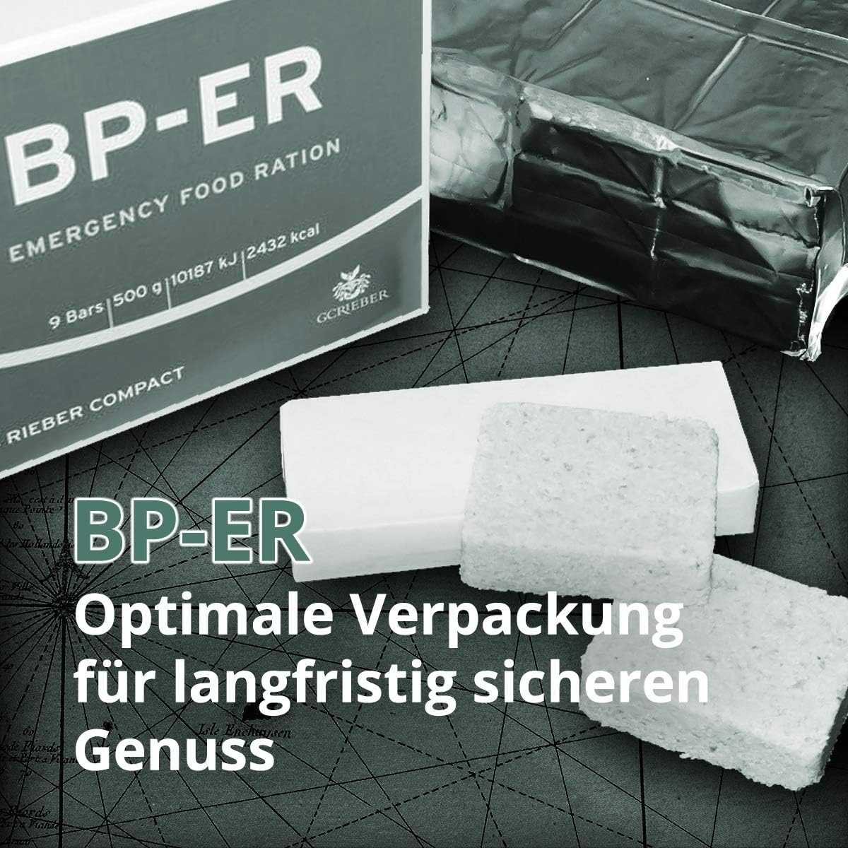 Compact Rieber BP ER Elite Emergency Food 500 Gramm Unit, Long Shelf ...