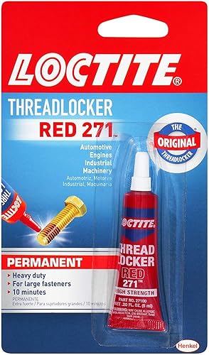 Loctite Threadlocker Red 271 Red, 0.2 fl oz, 12, Tube in Kuwait | Whizz ...