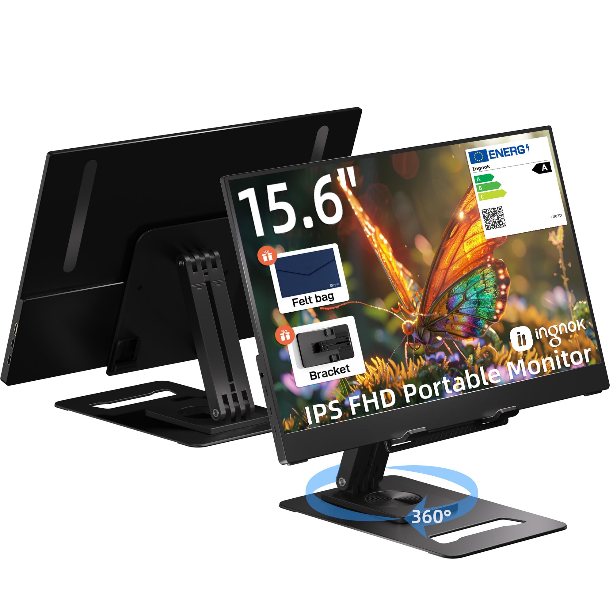 Mua Portable Monitor - Ultra-Slim 15.6 Inch Full HD IPS Laptop Screen ...