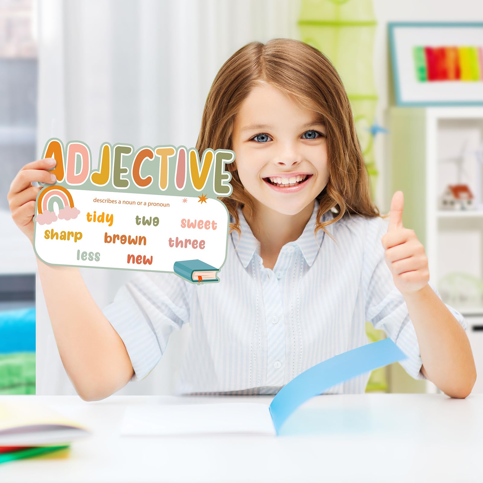 Mua Sherr 26 Pcs Parts of Speech Posters Set Boho Grammar Bulletin ...