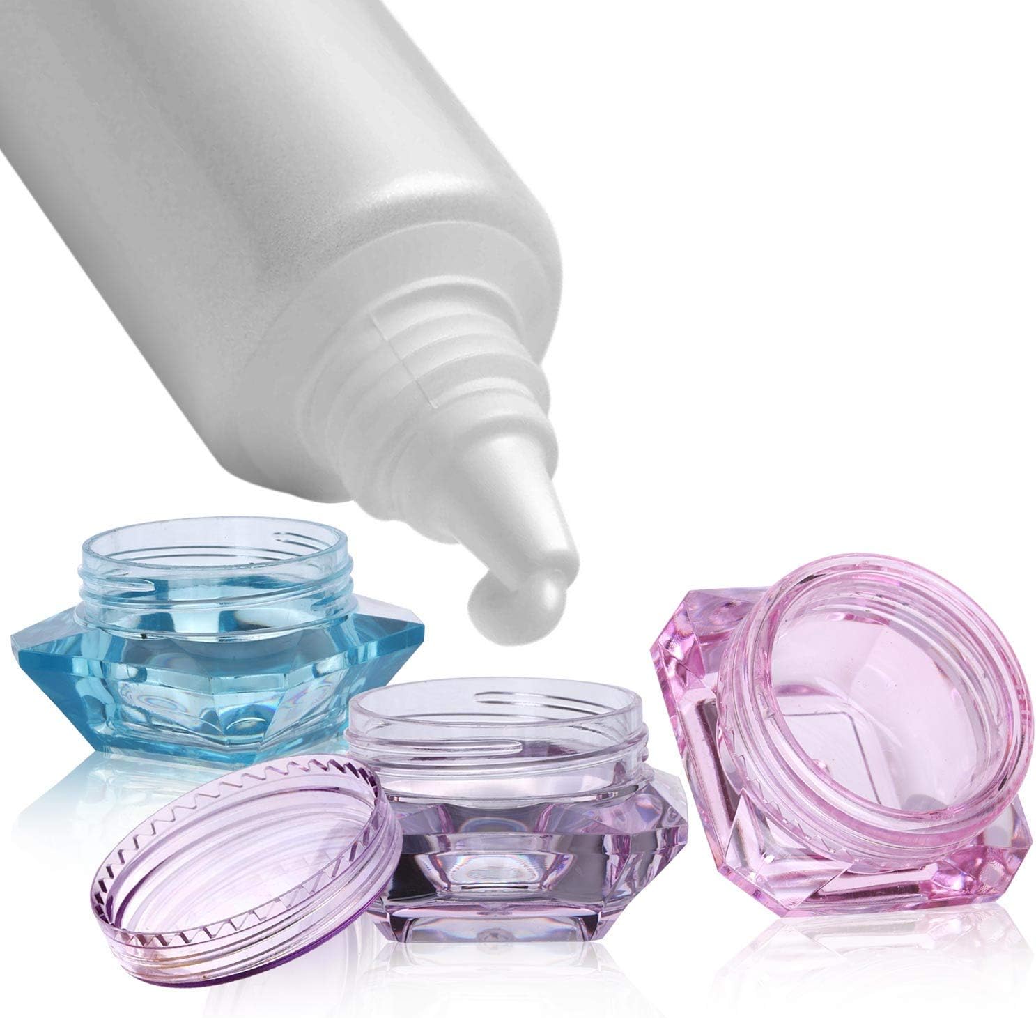 Cosmetic Container,Empty Travel Sample Pots,Sample Empty Container ...