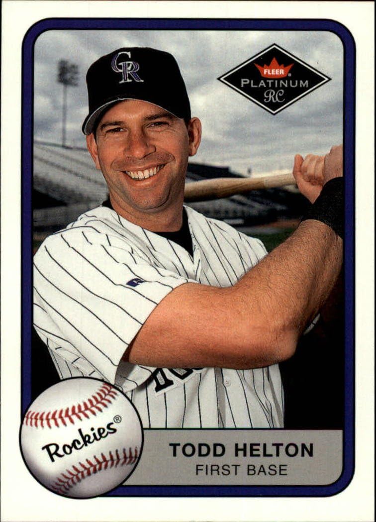 Amazon.com: 2001 Fleer Platinum Baseball Card #327 Todd Helton ...
