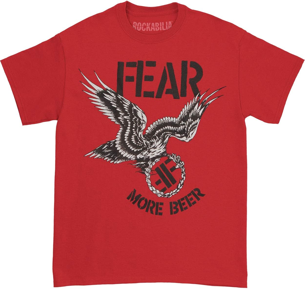 Amazon.com: FEAR Men's More Beer Slim Fit T-shirt Medium Red: Clothing