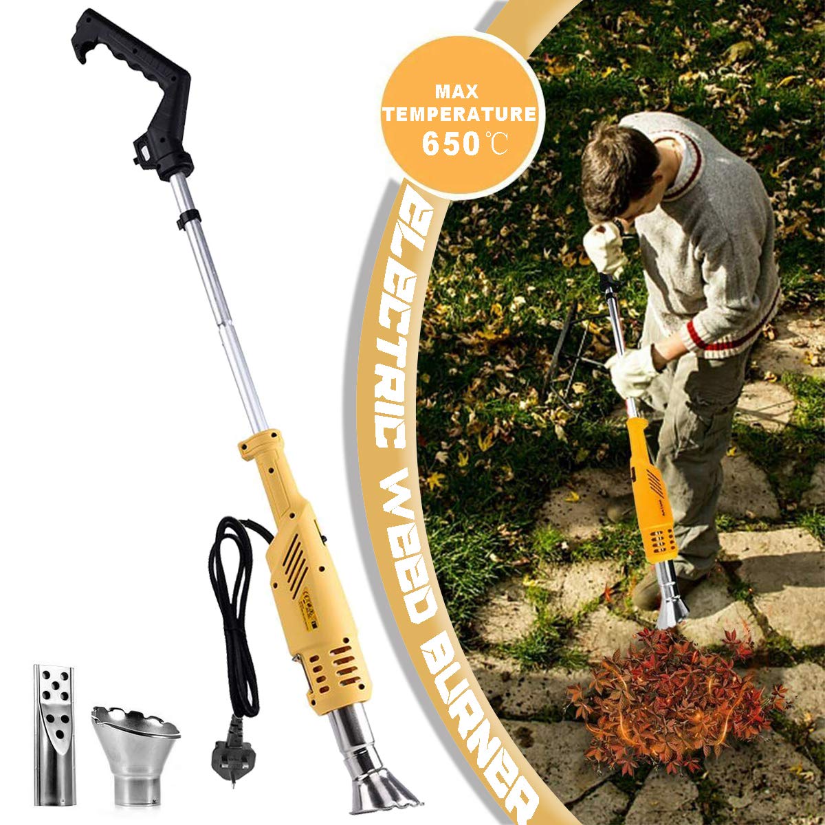 Weed Killer Electric, Eco Weed Burner, BBQ Igniter Stick With 2000w ...