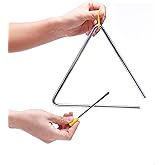 Amazon.com: Rhythm Band Musical Steel Triangle 8 Inch : Musical Instruments