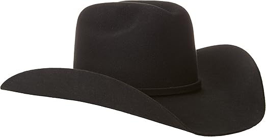 Tony Lama Men's Low Rodeo-3X Wool Blend Cowboy Hat, Black, 6 3/4 at ...