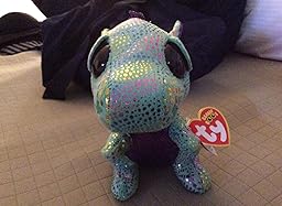 Amazon.com: Ty Beanie Boos Cinder The Green Dragon Plush: Toys & Games