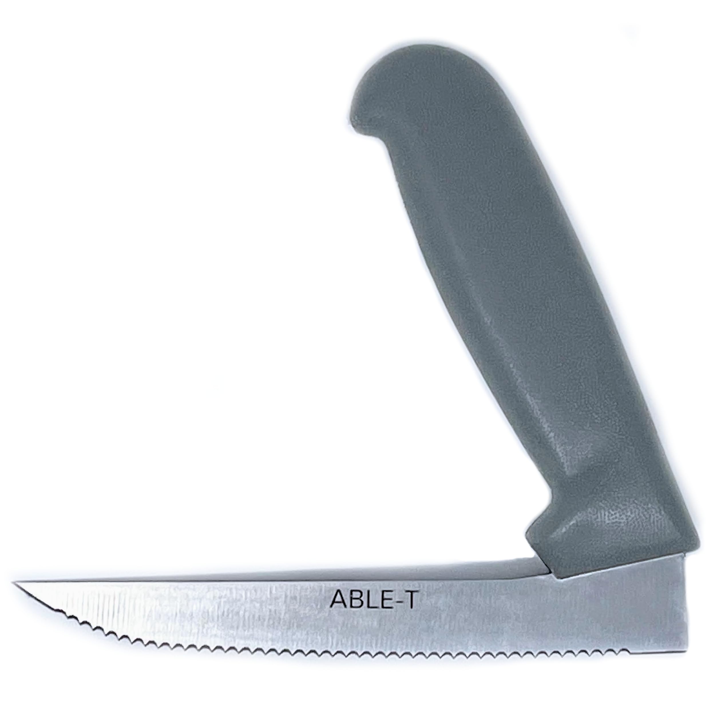 ABLE-T Serrated Right Angle Knife, Approved by a Certified Occupational ...