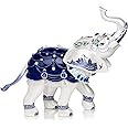 Amazon.com: The Hamilton Collection Sparkling Blue Willow Hand-Painted ...