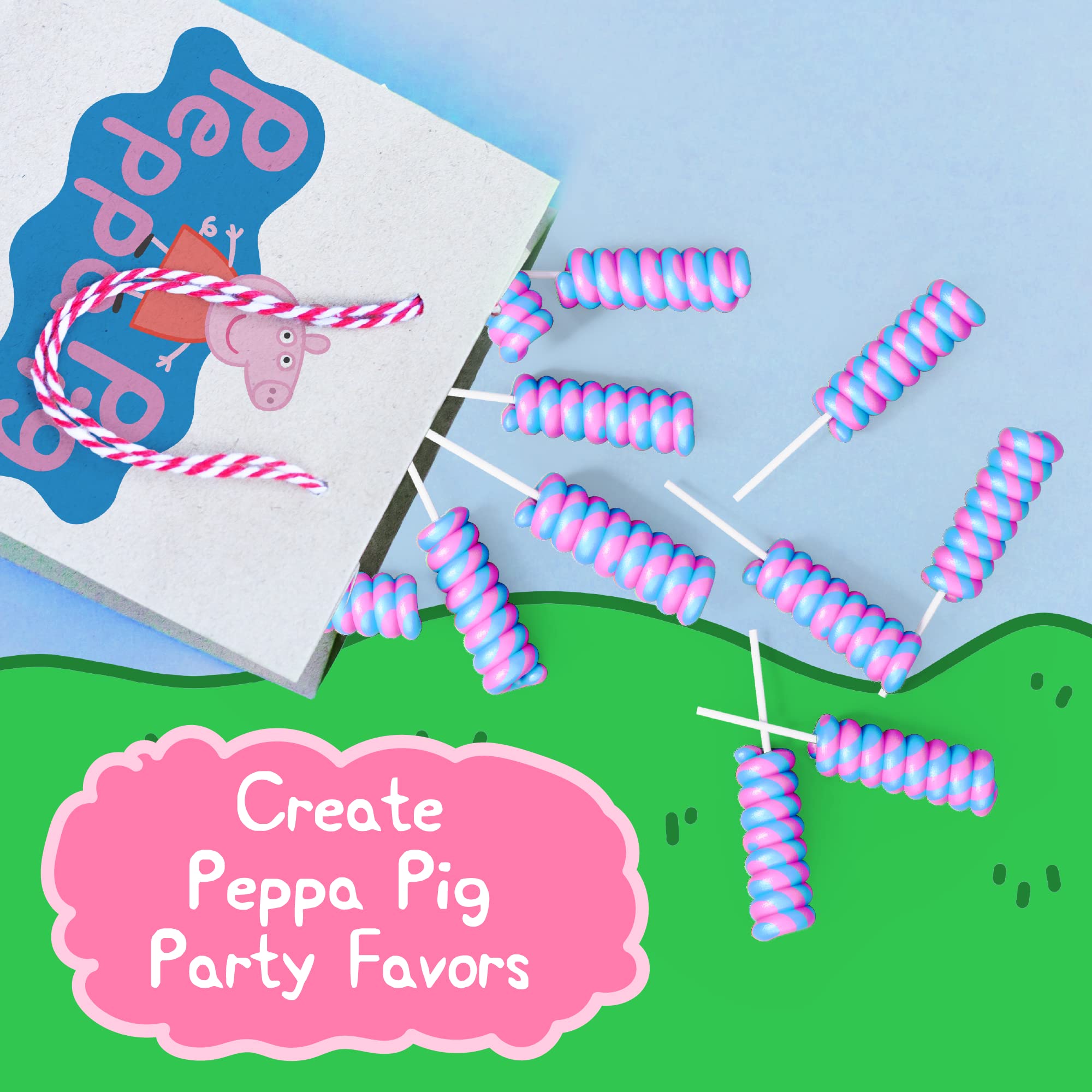 Mua Primary Colors Candy Peppa Pig Swirl Lollipops 20pk By Primary ...