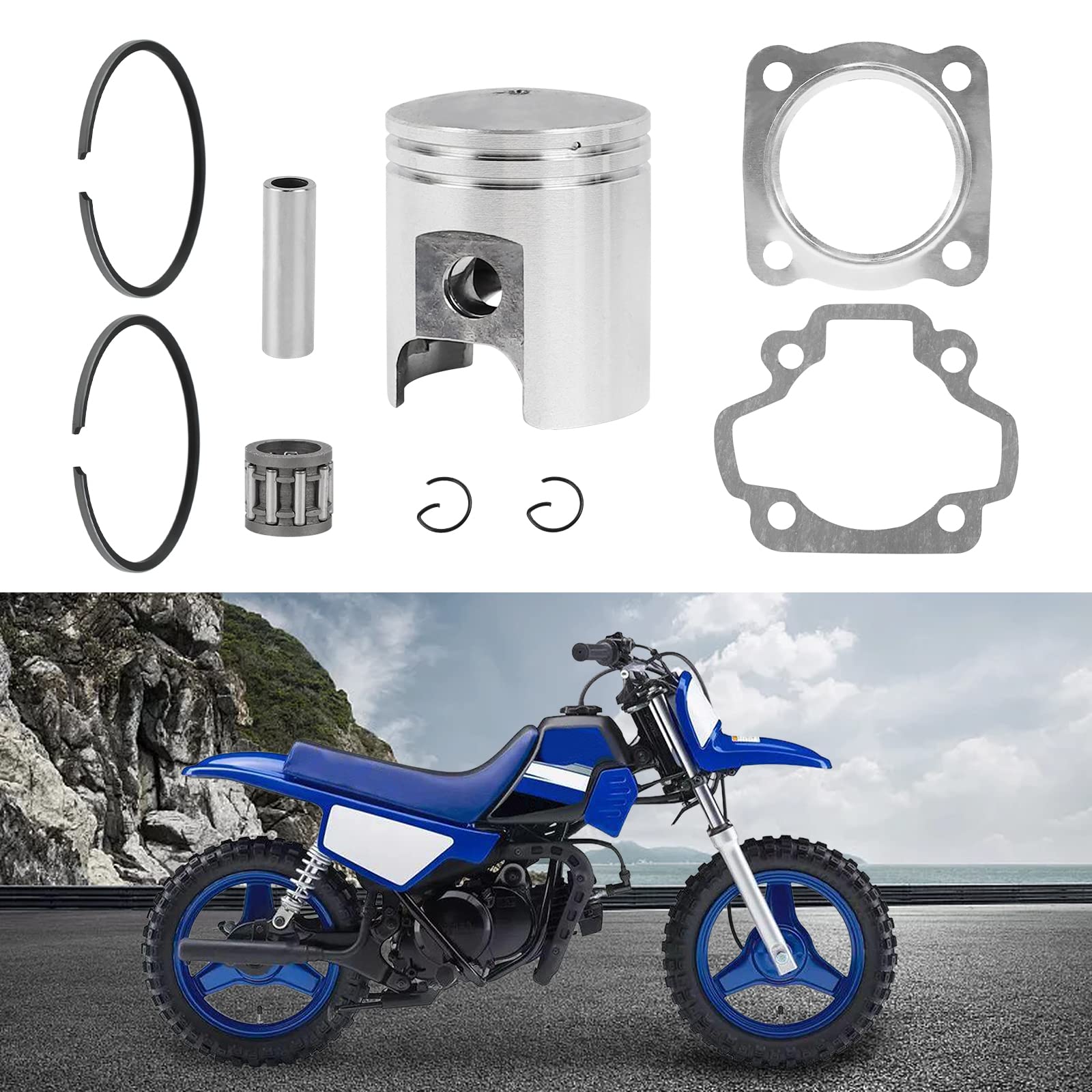 Mua FLYPIG 44mm Piston Assembly Engine Cylinder Piston Ring Head Gasket ...