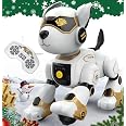 Amazon.com: Robot Dog Toy for Kids, Programmable Remote Control Robot ...