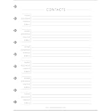 Amazon.com: BetterNote Contact Address Refill Pages for Disc Notebooks ...
