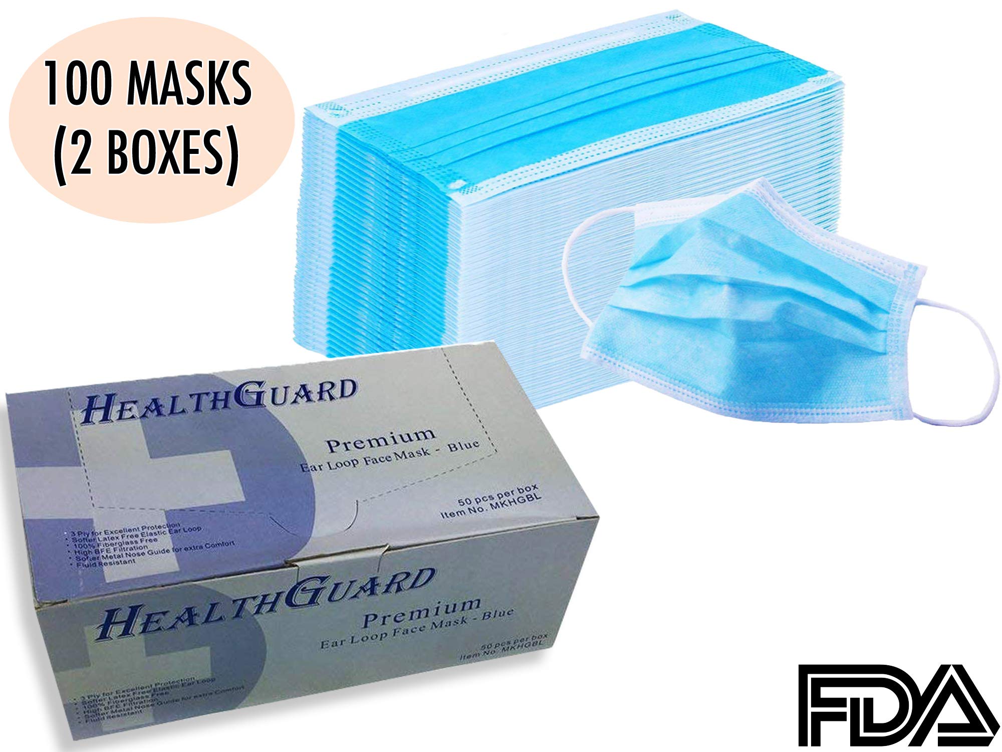 Amazon.com: Disposable Bouffant Cap - 100 Count: Health & Personal Care