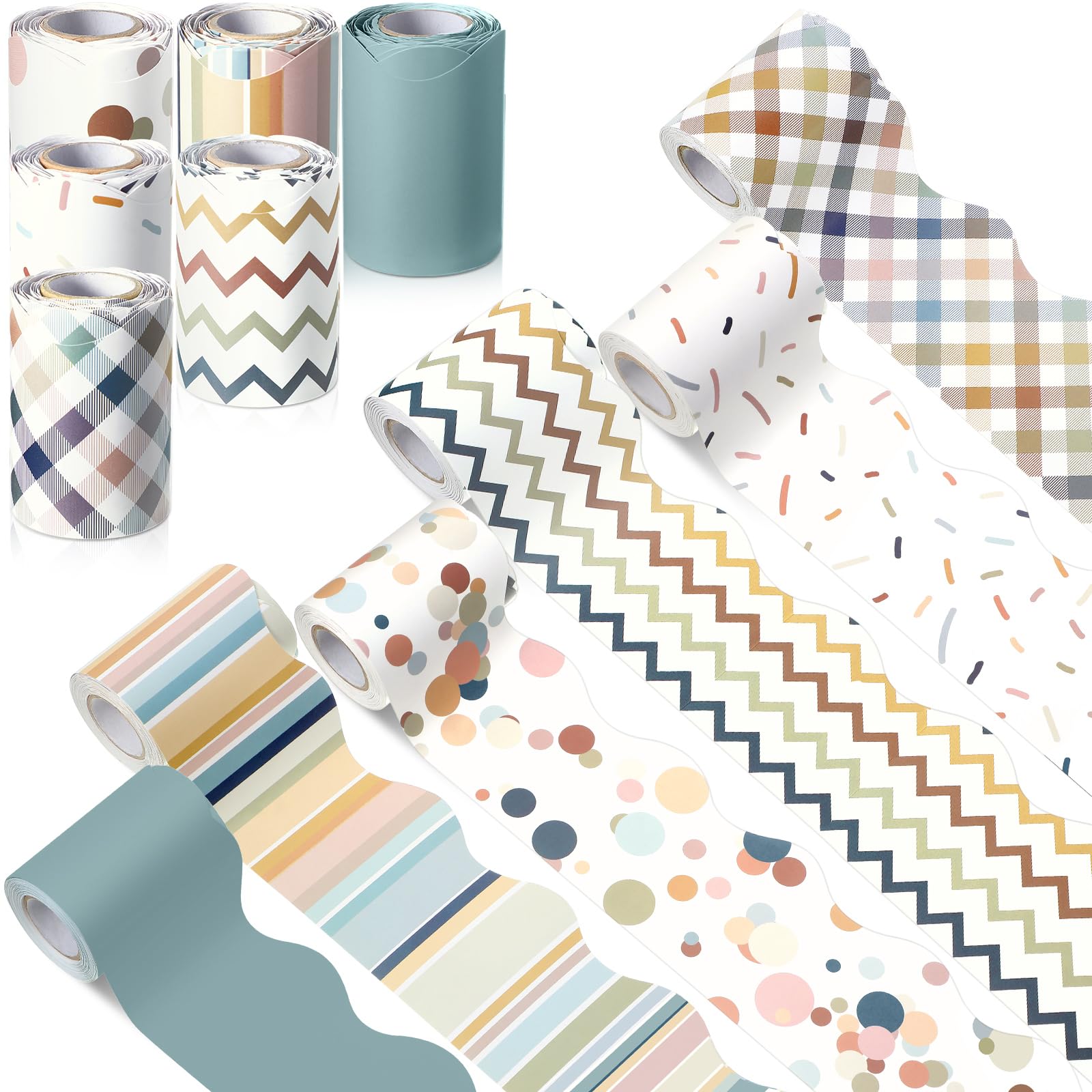 Tenceur 160ft Modern Boho Borders for Bulletin Board, Boho Classroom ...