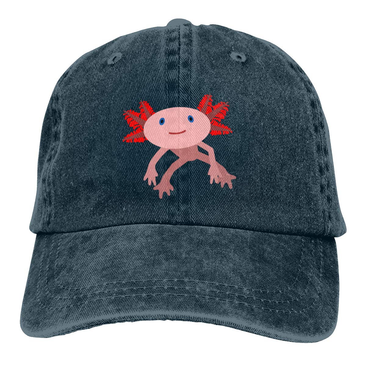 Bmaye Axolotl Cowboy Cap Unisex Adjustable Snapback Baseball Hats One ...
