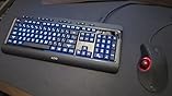 Amazon.com: Azio Large Print Keyboard - USB Computer Keyboard with 3 ...