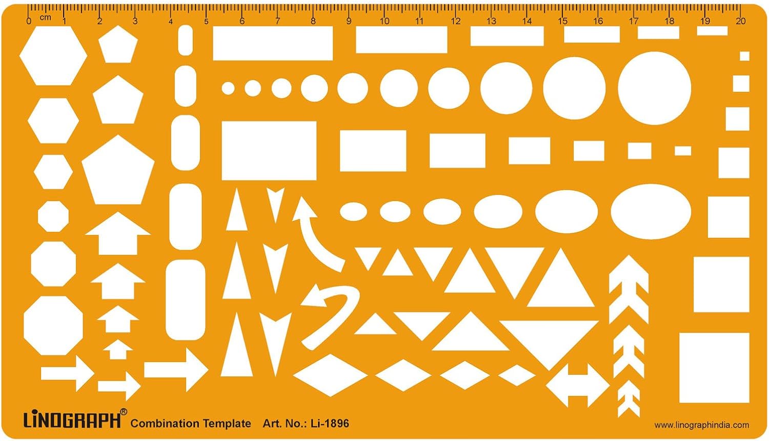 Combination Drafting And Design Template Stencil Symbols Technical ...