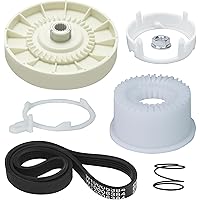 Amazon.com: W10721967 Washer Pulley Clutch Kit & W10006384 Drive Belt ...