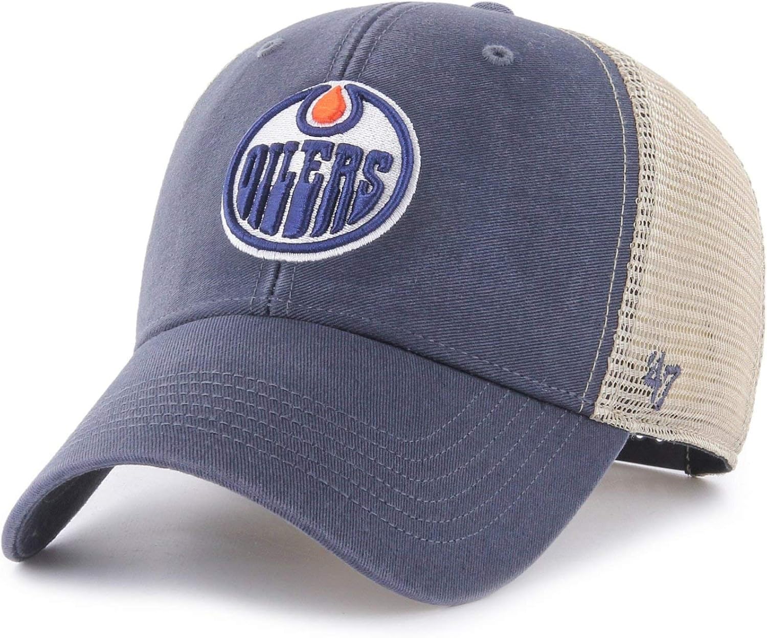 '47Brand NHL Edmonton Oilers Cap Basecap Baseballcap Flagship Trucker ...