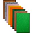 Amazon.com: Jtnohx Stiff Felt, 2mm Thick Felt Sheets for Crafts, 8"x12 ...