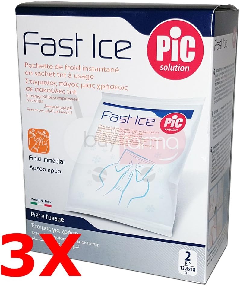 3X PIC FAST ICE - Ghiaccio Istantaneo Monouso in buste di Tnt ...