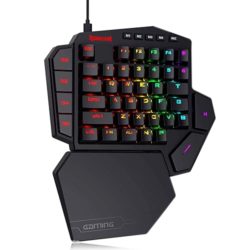 Redragon One-Handed RGB Mechanical Gaming Keyboard in Kuwait | Whizz ...