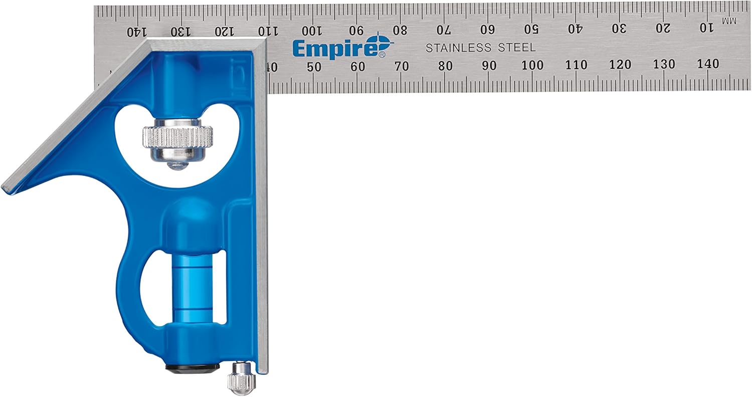 Empire Level E255M 6-Inch Pocket Combination Square with Stainless ...