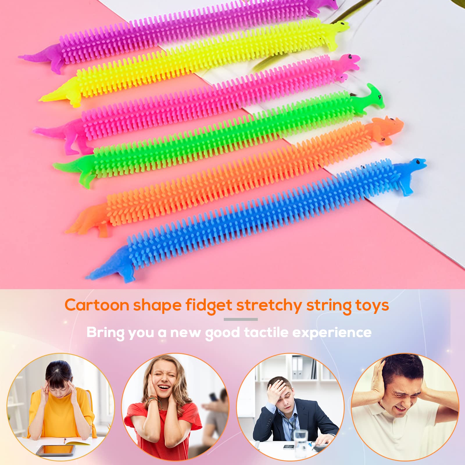 Mua 20 PCS Stretchy Fidget Toy,Colorful Stretchy Strings Fidget Toy for ...