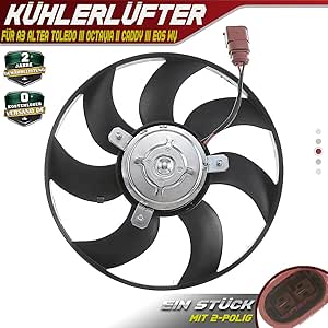Ventilador del radiador para A3 Altea Toledo III Octavia II Caddy III ...