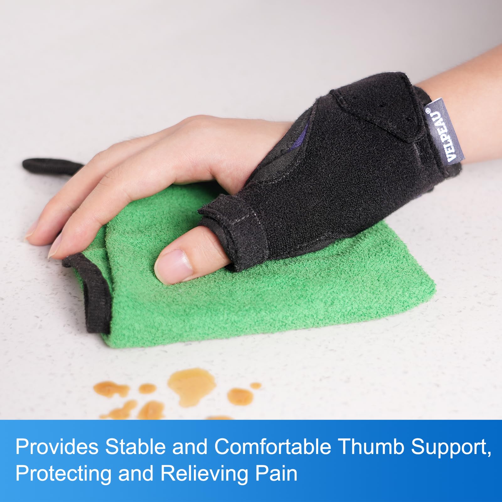 Mua Velpeau Thumb Wrist Support Brace, CMC Thumb Spica Splint for ...