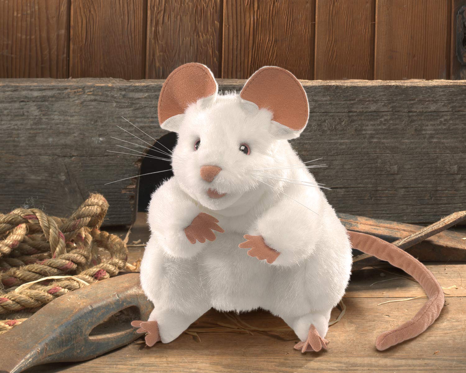 Mua Folkmanis Mouse Hand Puppet, White trên Amazon Mỹ chính hãng 2024 ...