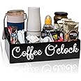 Amazon.com: QUALLON Coffee Station Organizer with Small Removable ...