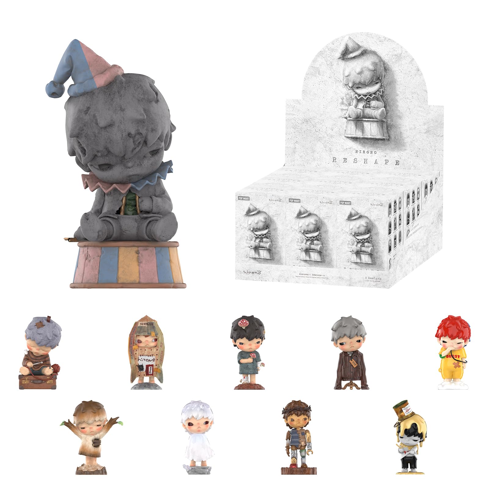 Mua POP MART HIRONO Reshape Series Figures, 9PCs HIRONO Blind Box ...