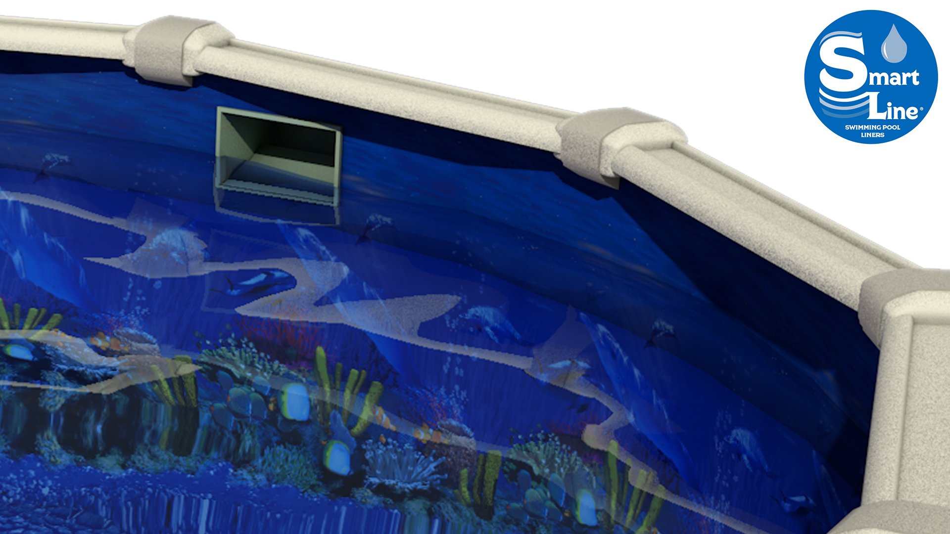 Mua Smartline 15 ft x 24 ft Oval Swimming Pool Liner | Antilles Dolphin ...