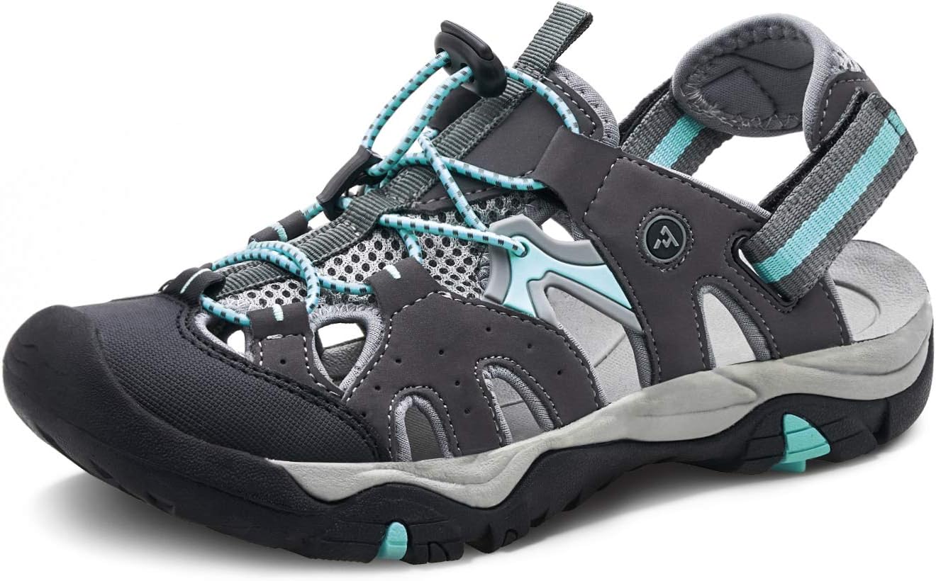 ATIKA Women Athletic Outdoor Sandal, Closed Toe Lightweight Walking ...