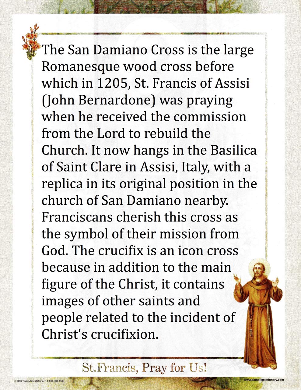 Mua Desiderata Gallery Olive Wood, San Damiano, St. Francis of Assisi Tau Crucifix Wall Cross ...