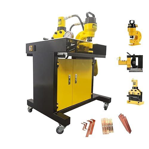 INTSUPERMAI Busbar Processing Machine 3 in 1 Hydraulic Busbar Punching ...